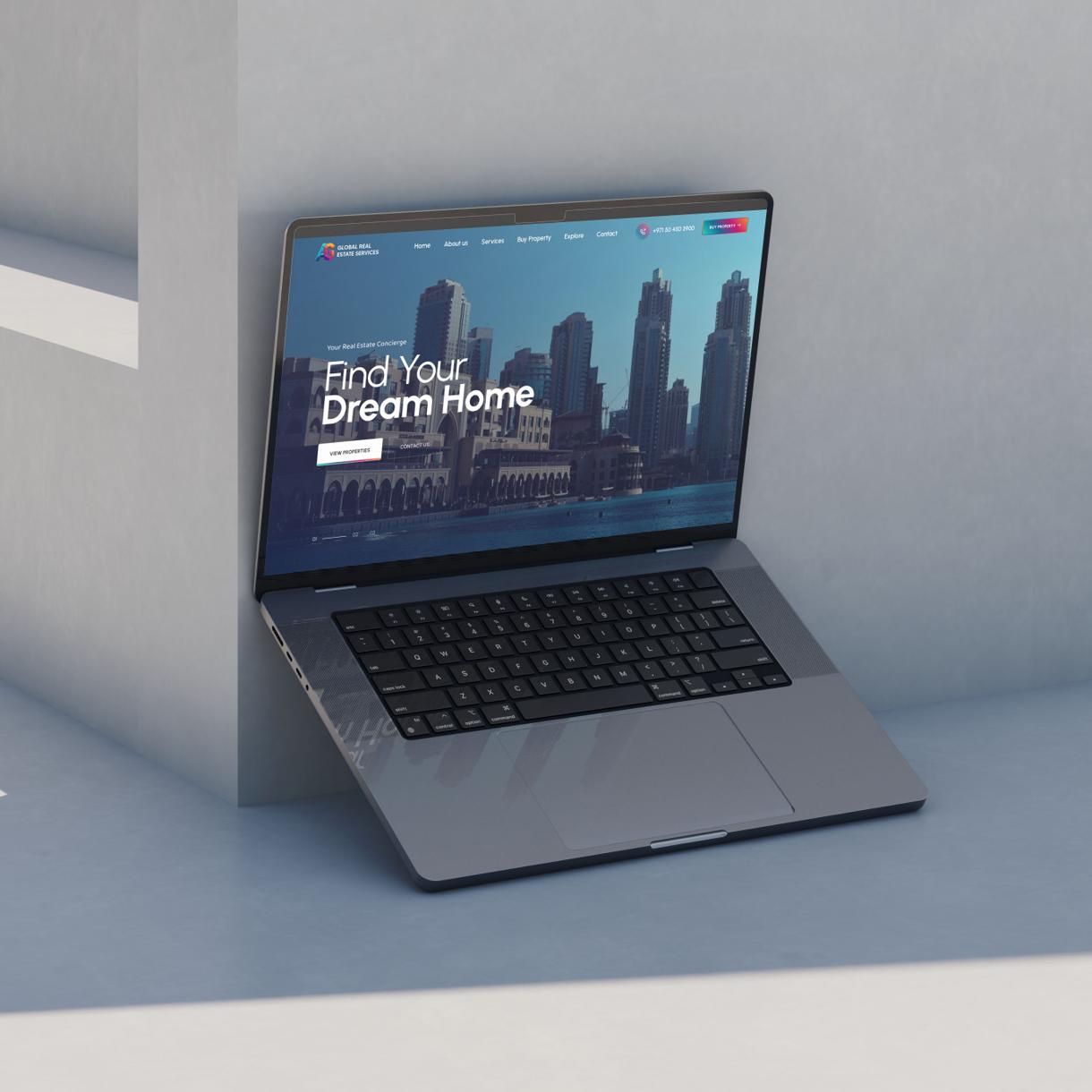 AG Real Estate | Oasis Digital Portfolio | Dubai Marketing Agency