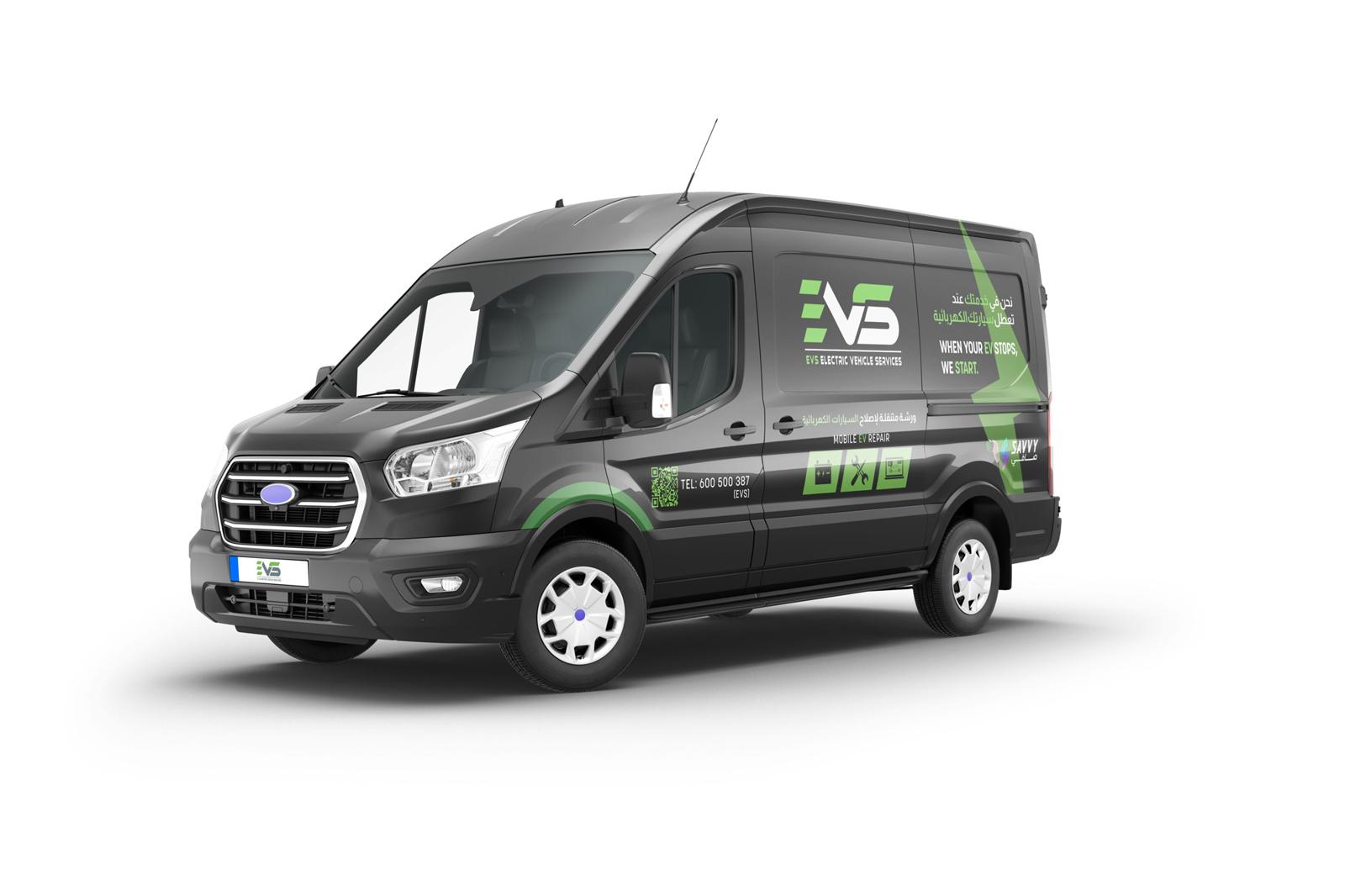 EVS SOS Van Design | Oasis Digital Portfolio | Dubai Marketing Agency